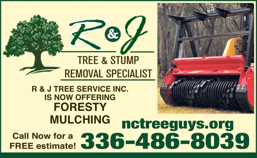 Tree & Stump Removal Specialist, R&J Tree Service